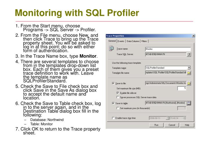 PPT - 6. Monitoring SQL Server Performance PowerPoint Presentation - ID ...
