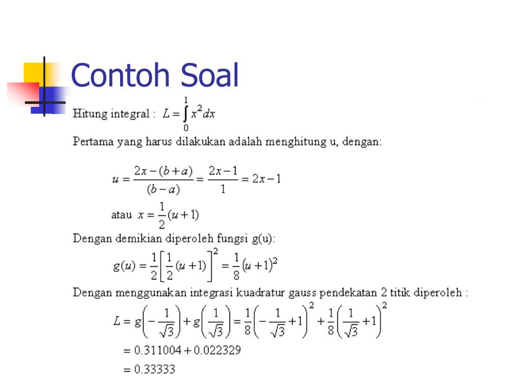 Contoh Latihan Soal Contoh Soal Metode Numerik Dan Jawabannya Images Contoh Latihan Soal Contoh Soal Metode Numerik Dan Jawabannya Images