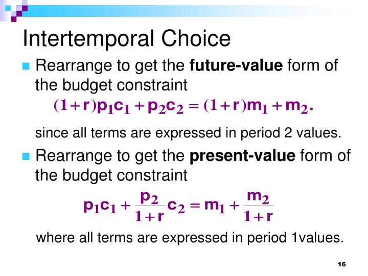 PPT - Intertemporal Choice PowerPoint Presentation - ID:917462