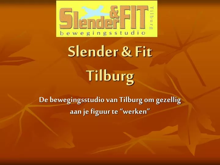 PPT - Slender & Fit Tilburg PowerPoint Presentation, free download - ID ...