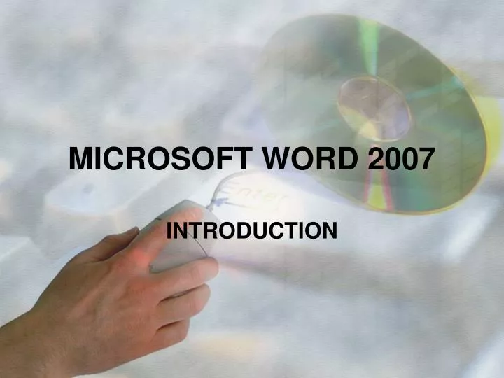 PPT - MICROSOFT WORD 2007 PowerPoint Presentation, free download - ID ...