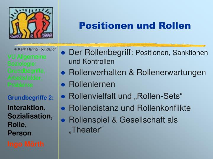 PPT - Übersicht: Interaktion, Sozialisation, Rolle, Person PowerPoint ...