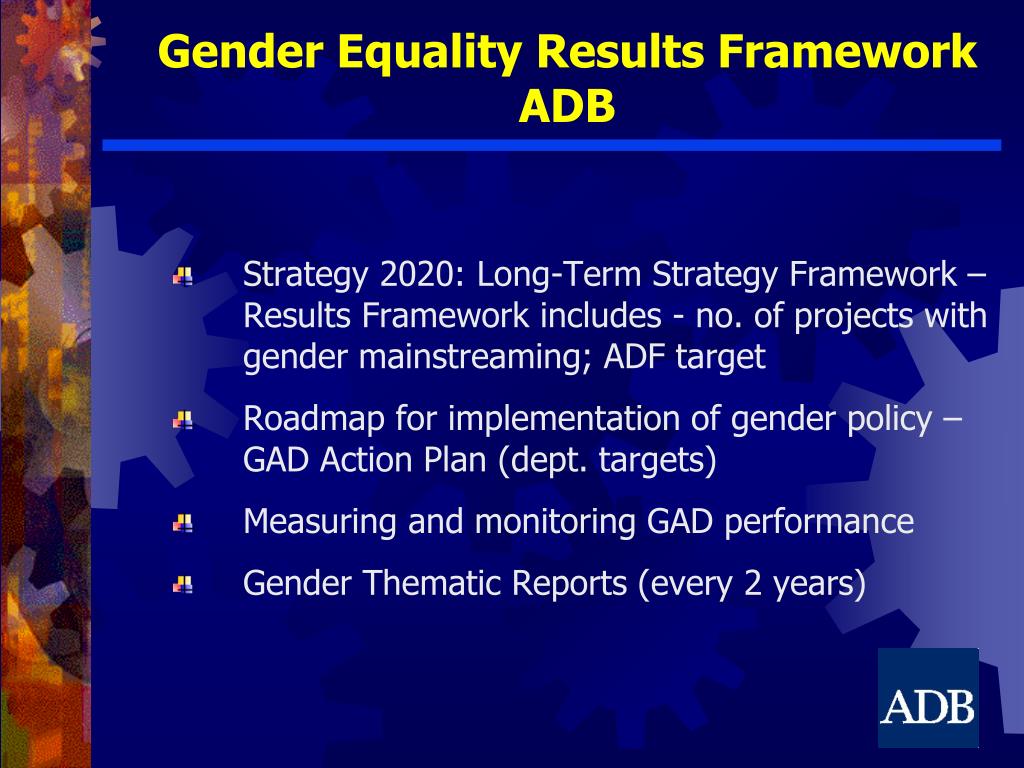 Ppt Measuring Performance And Gender Equality Results Adb Powerpoint