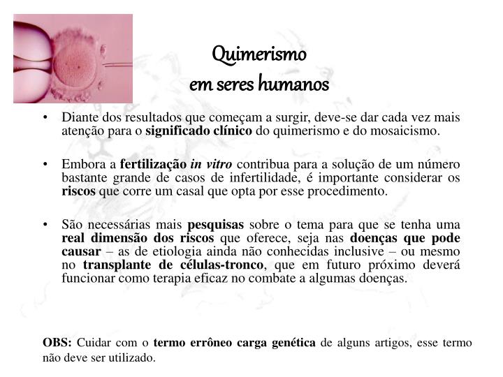 PPT - Quimera PowerPoint Presentation - ID:921133