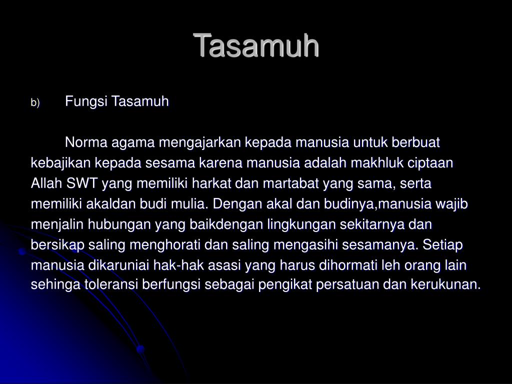 PPT - Perilaku Terpuji: Qana’ah dan Tasamuh PowerPoint Presentation ...