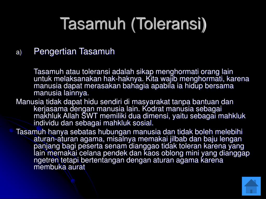 PPT - Perilaku Terpuji: Qana’ah dan Tasamuh PowerPoint Presentation ...