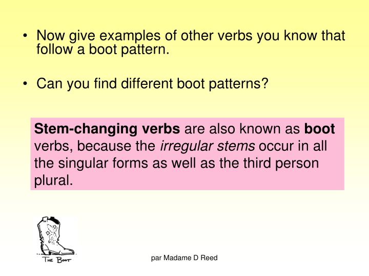 PPT - Boot verbs! PowerPoint Presentation - ID:922450