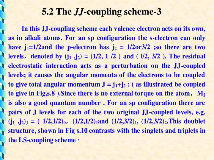 PPT - 5 The LS-coupling scheme-1 PowerPoint Presentation - ID:922560