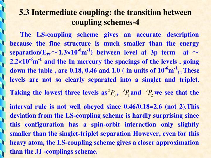 PPT - 5 The LS-coupling scheme-1 PowerPoint Presentation - ID:922560