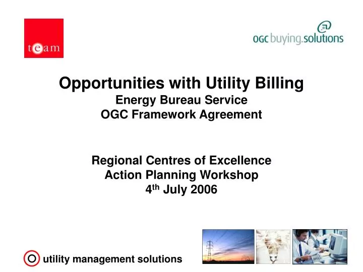 PPT - Opportunities with Utility Billing Energy Bureau Service OGC ...