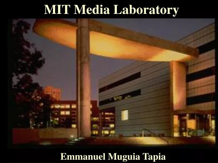 PPT - MIT Media Laboratory PowerPoint Presentation, free download - ID ...