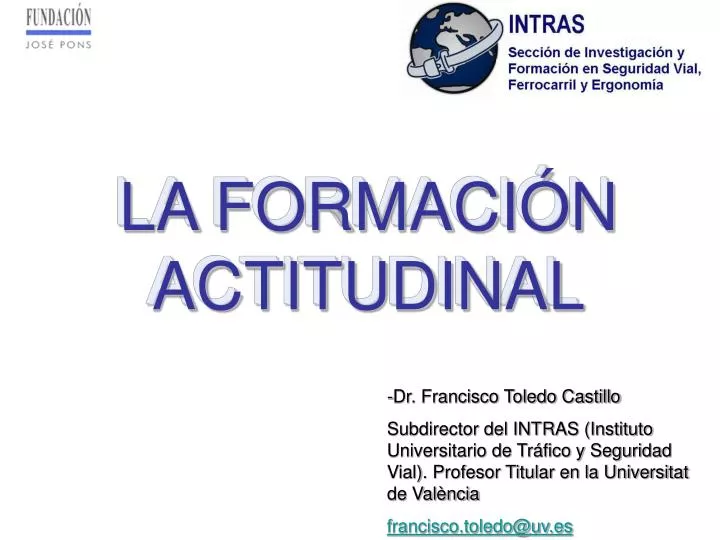 PPT - LA FORMACIÓN ACTITUDINAL PowerPoint Presentation, free download ...