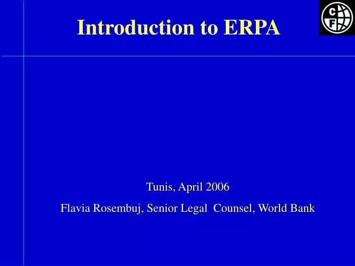 PPT - Introduction to ERPA PowerPoint Presentation, free download - ID ...