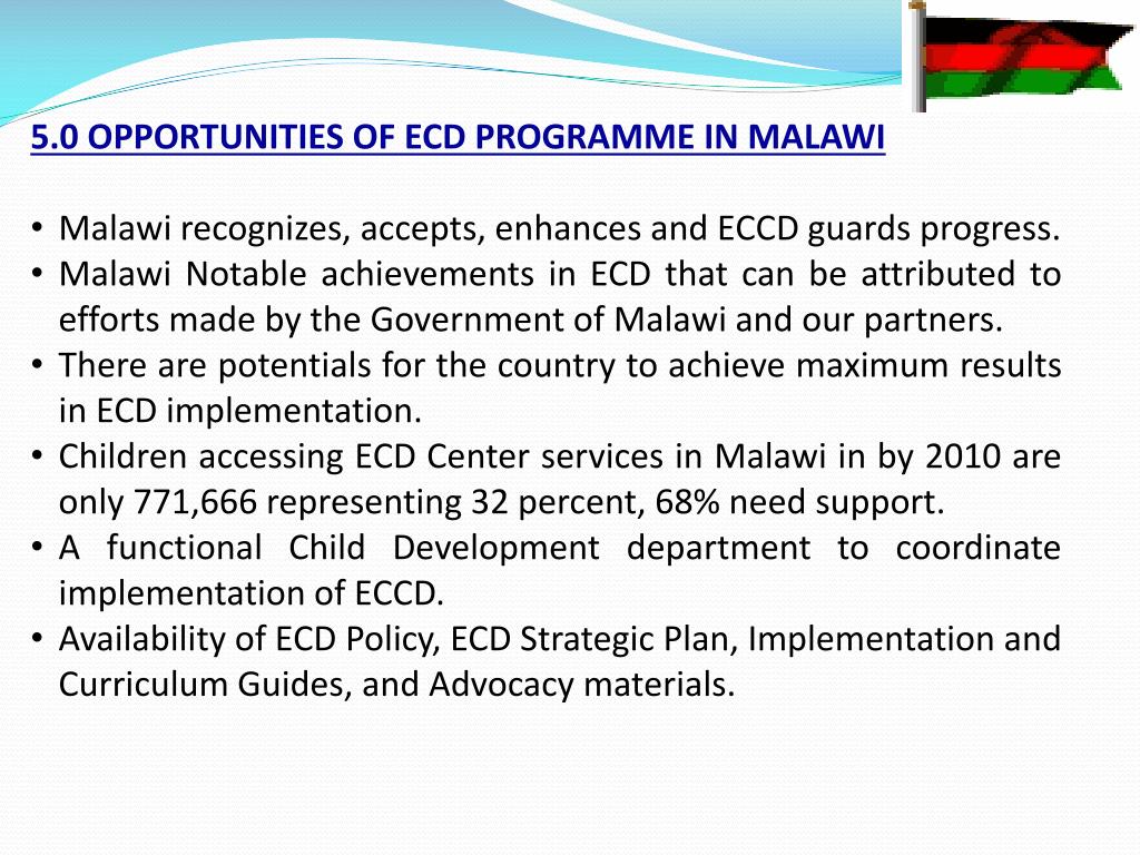 PPT - 2.0 MEANING AND FOCUS ECCD IN MALAWI EARLY CHILDHOOD DEVELOPMENT ...