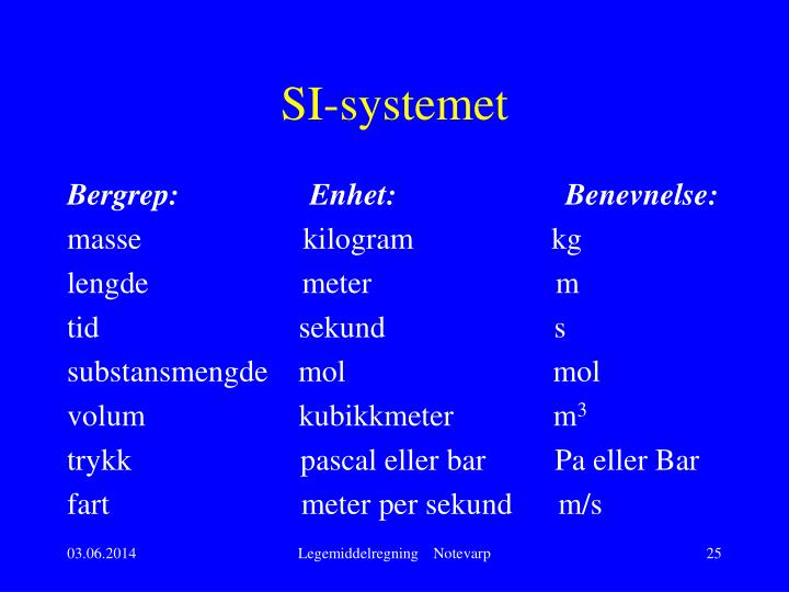 PPT - KURS I LEGEMIDDELREGNING OG GENERELL MATEMATIKK PowerPoint ...