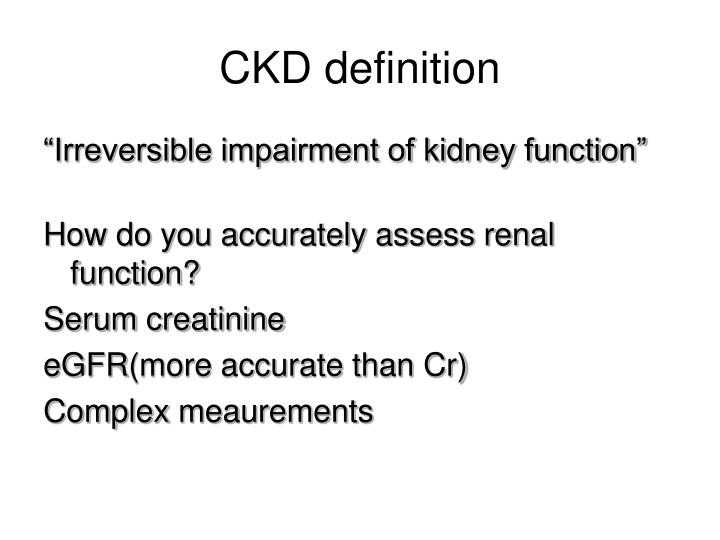 PPT - CKD presentation PowerPoint Presentation - ID:926085