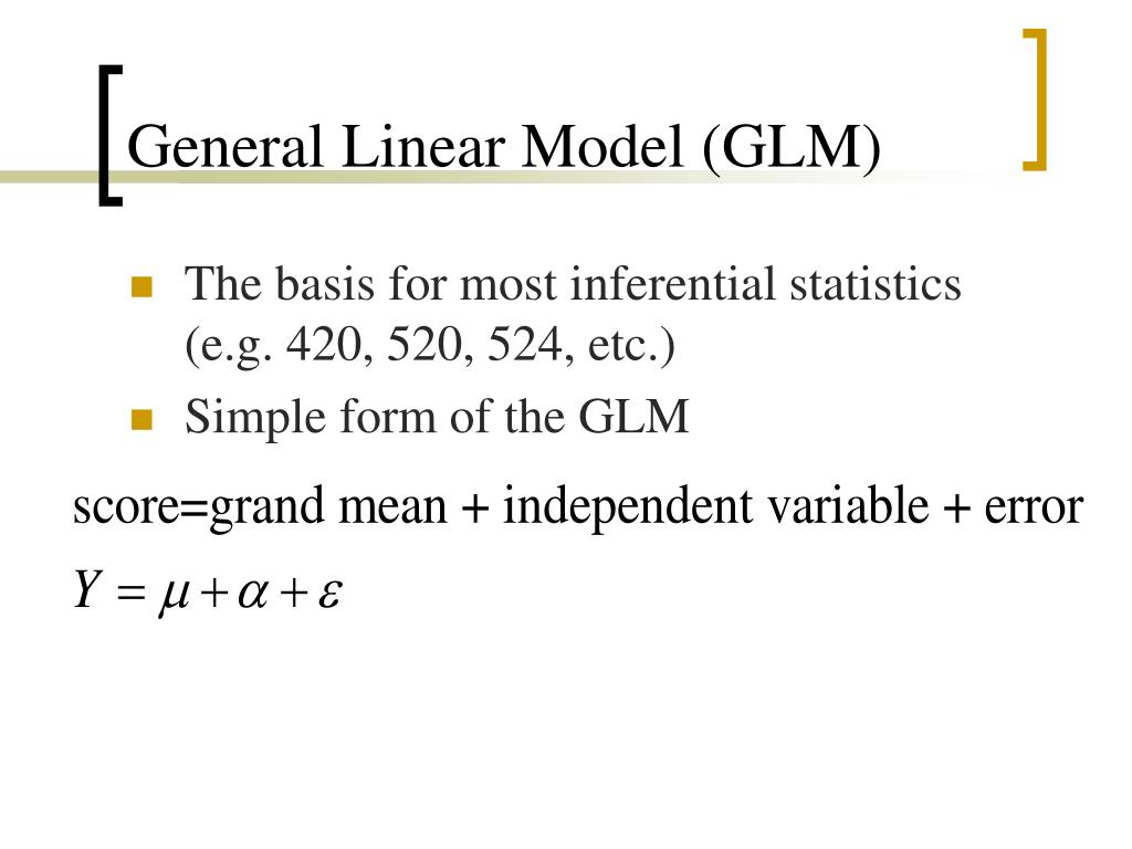 PPT - Basic Analysis of Variance and the General Linear Model ... PPT - Basic Analysis of Variance and the General Linear Model ...