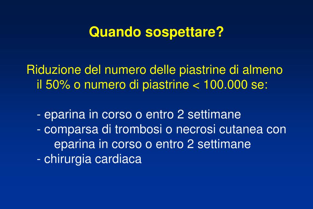 PPT - Piastrinopenia da eparina (HIT) PowerPoint Presentation, free ...