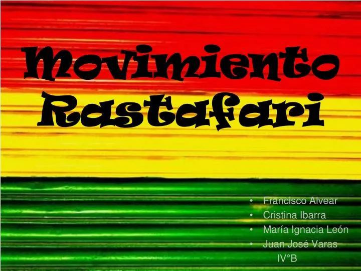 PPT - Movimiento Rastafari PowerPoint Presentation, free download - ID ...