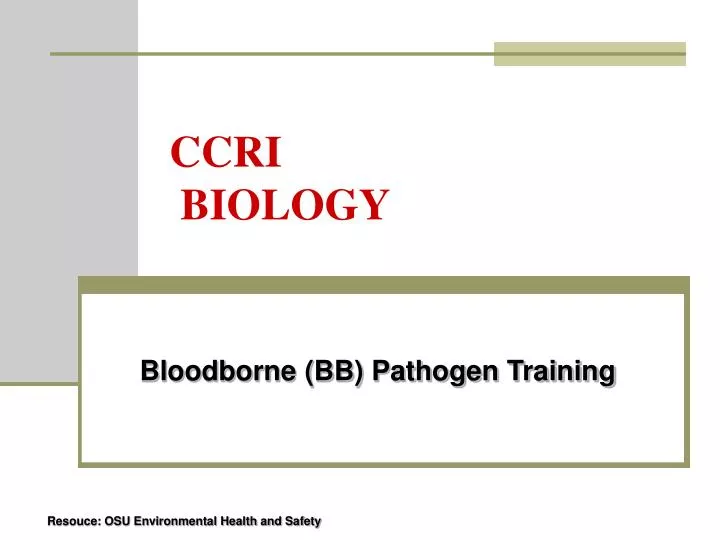 PPT - CCRI BIOLOGY PowerPoint Presentation, free download - ID:929116