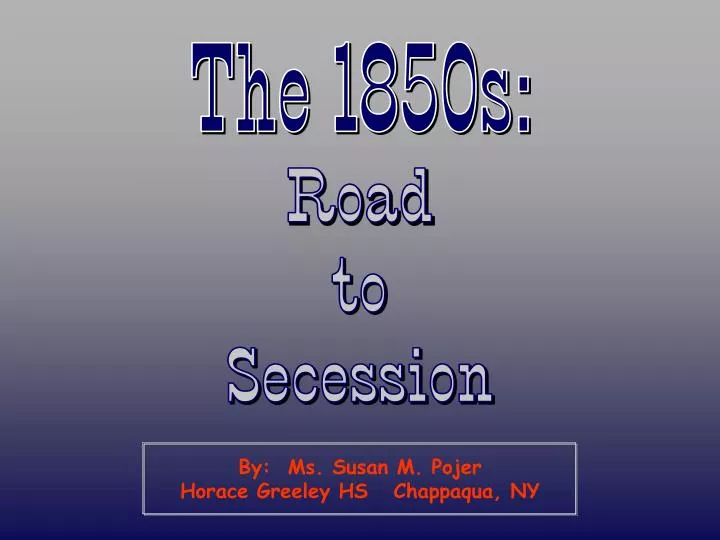 PPT - The 1850s: PowerPoint Presentation, free download - ID:929263