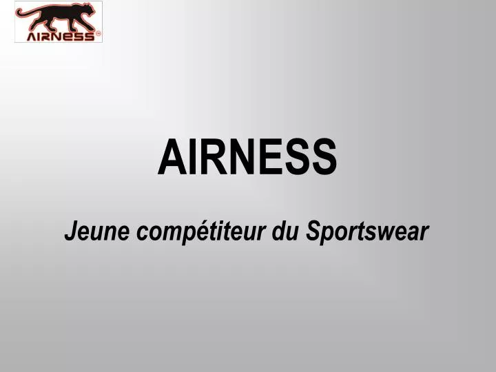 PPT - AIRNESS PowerPoint Presentation, free download - ID:929790