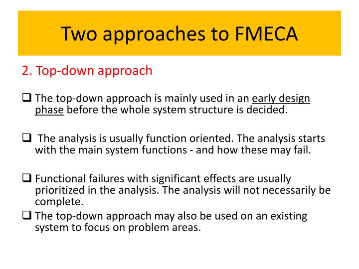 PPT - Part 7: System Analysis (FMECA) PowerPoint Presentation - ID:930514