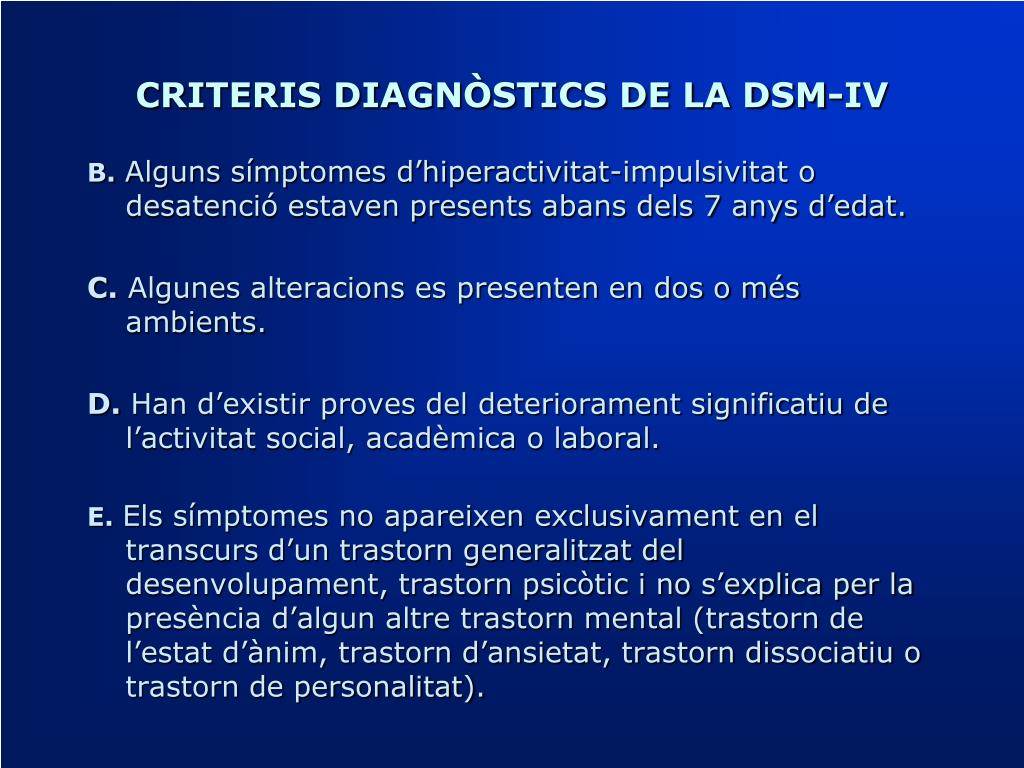 PPT - Iª JORNADA SOBRE EL TRASTORN PER DÈFICIT D’ATENCIÓ AMB ...