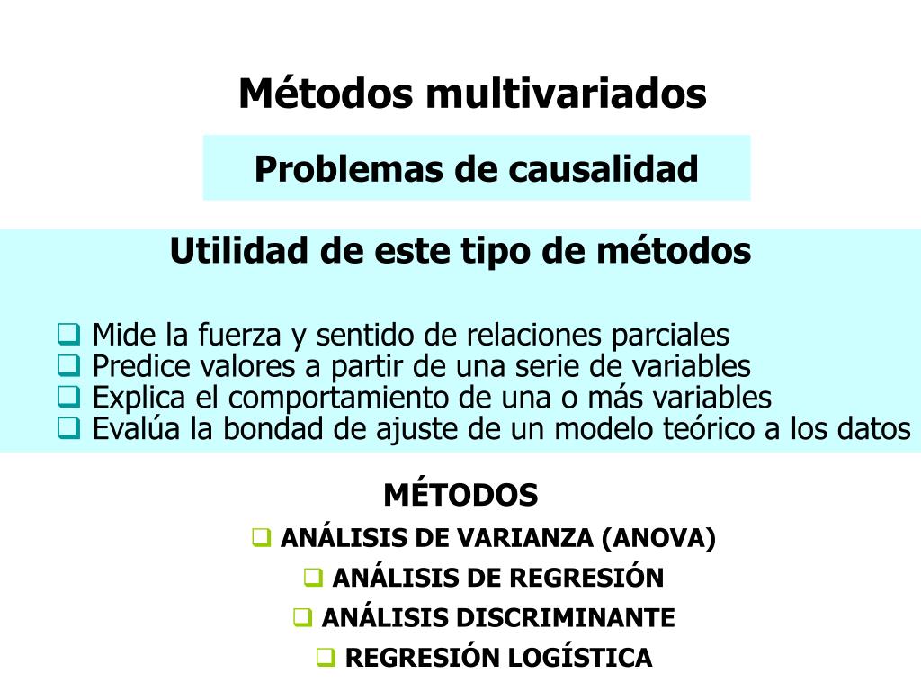 PPT - METODOLOGÍA DE INVESTIGACIÓN MÓDULO 6: TÉCNICAS ESTADÍSTICAS DE ...