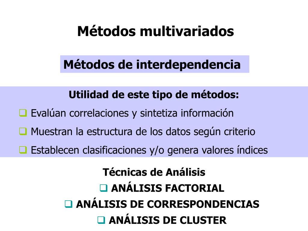 PPT - METODOLOGÍA DE INVESTIGACIÓN MÓDULO 6: TÉCNICAS ESTADÍSTICAS DE ...
