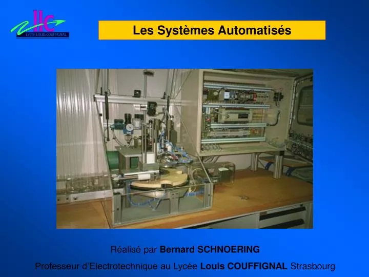 PPT - Les Systèmes Automatisés PowerPoint Presentation, free download ...