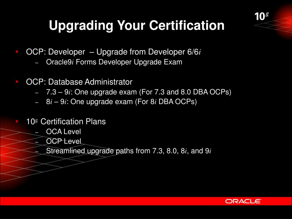 Ppt James Diianni Director Oracle Certification Program Oracle