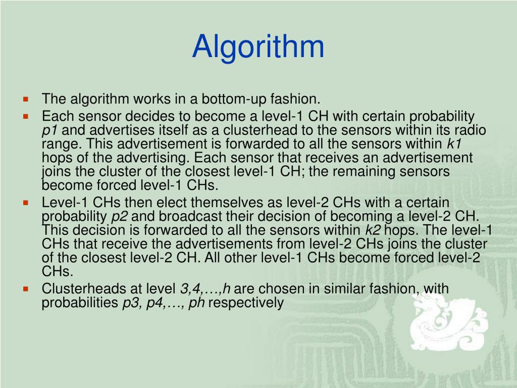 Ppt An Energy Efficient Hierarchical Clustering Algorithm For Wireless Sensor Networks