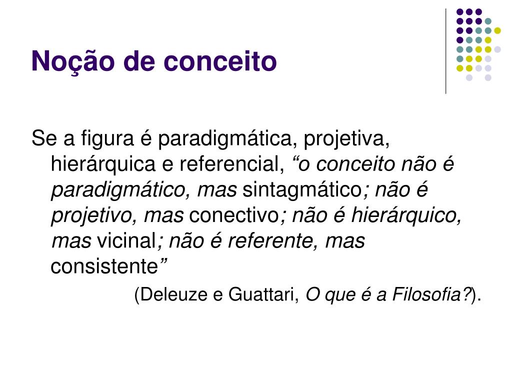 PPT - FILOSOFIA E O EXERCÍCIO DO PENSAMENTO CONCEITUAL NA EDUCAÇÃO ...