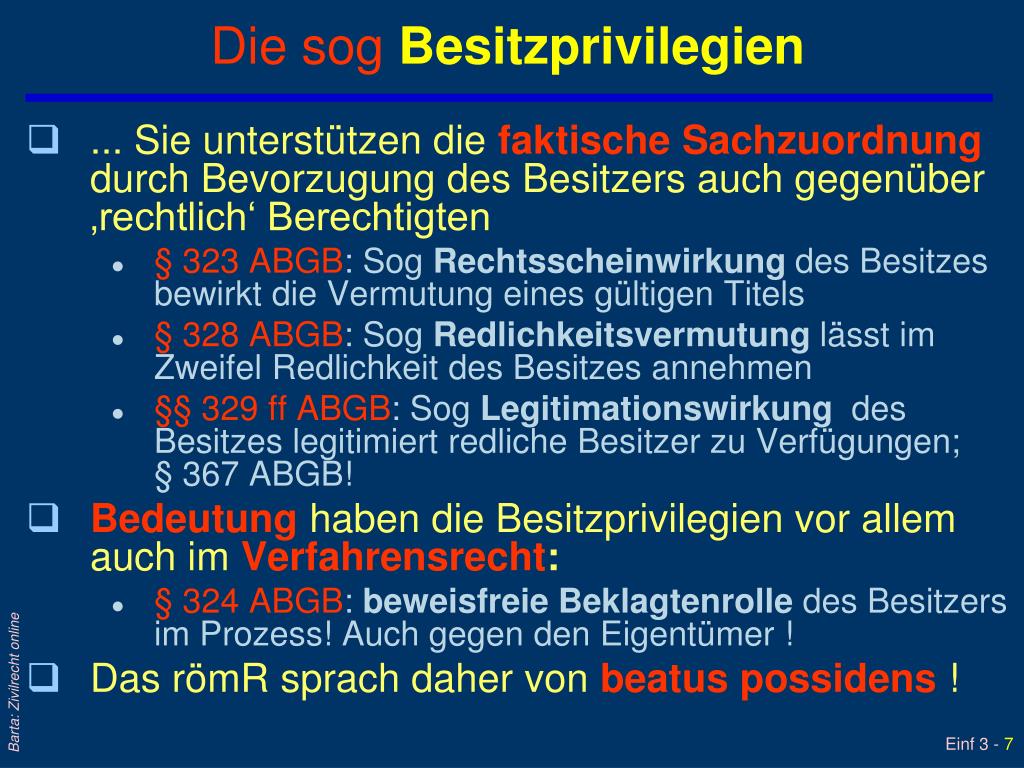 PPT - Aufgaben des Sachenrechts (1) PowerPoint Presentation, free ...