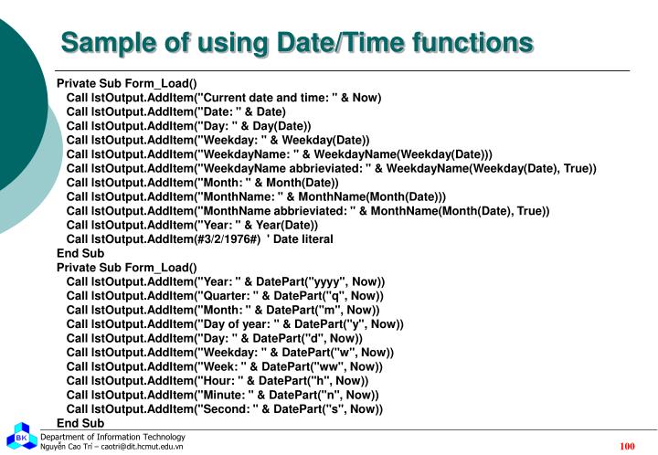 PPT - Foundation of Computer Programming Visual Basic 6.0 Programming PowerPoint Presentation ...
