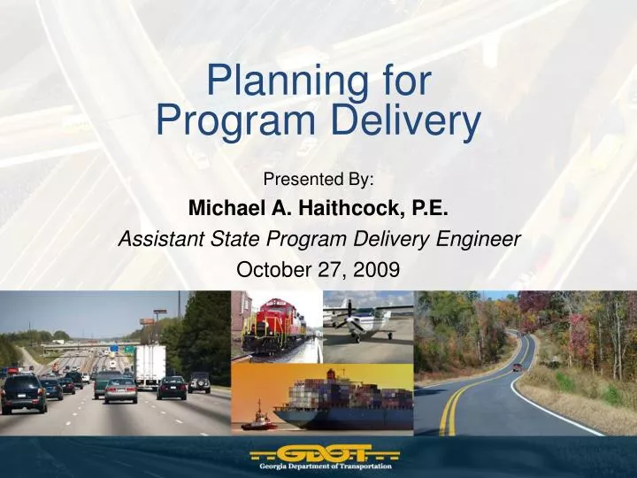 PPT - Planning for Program Delivery PowerPoint Presentation, free ...