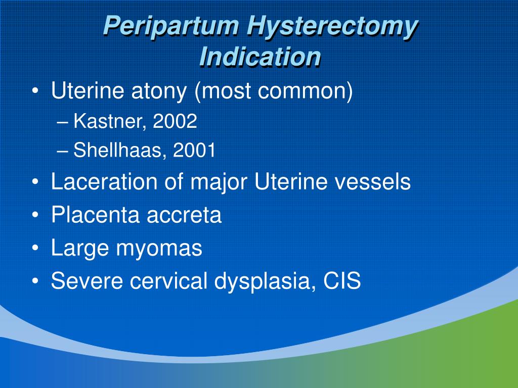 Ppt Cesarean Delivery And Peripartum Hysterectomy Powerpoint