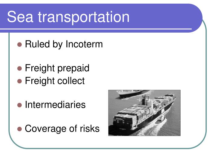 PPT - International transport PowerPoint Presentation - ID:937495