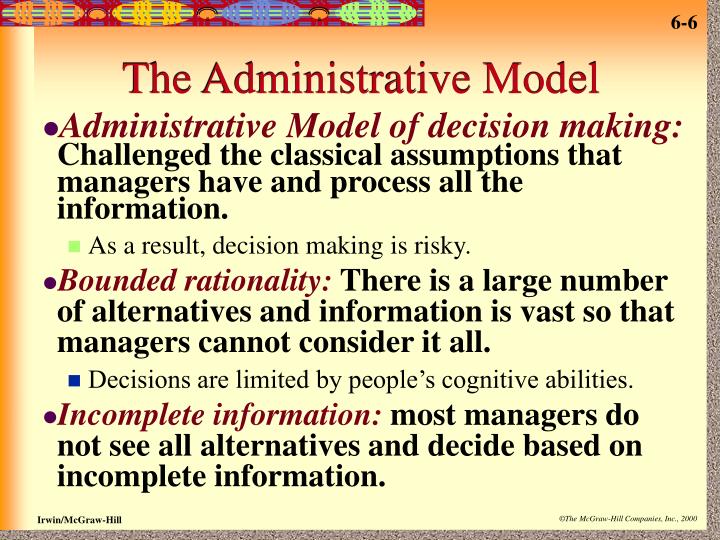PPT - The Manager as a Decision Maker PowerPoint Presentation - ID:937845