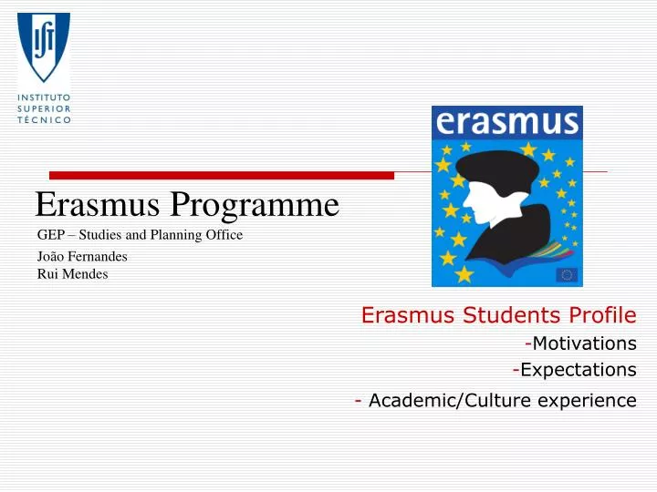 PPT - Erasmus Programme PowerPoint Presentation, free download - ID:94022