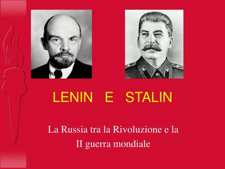 PPT - LENIN E STALIN PowerPoint Presentation, free download - ID:940253