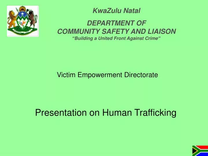 PPT - Presentation on Human Trafficking PowerPoint Presentation, free ...