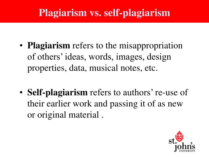 PPT - Plagiarism and Self-plagiarism in the Sciences* PowerPoint ...