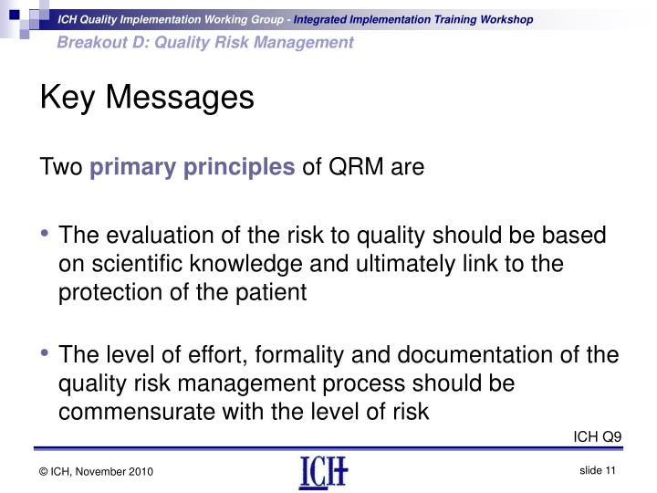 PPT - Breakout D Quality Risk Management PowerPoint Presentation - ID ...