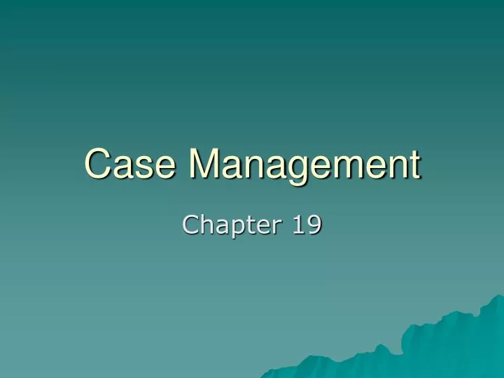 PPT - Case Management PowerPoint Presentation, free download - ID:942675
