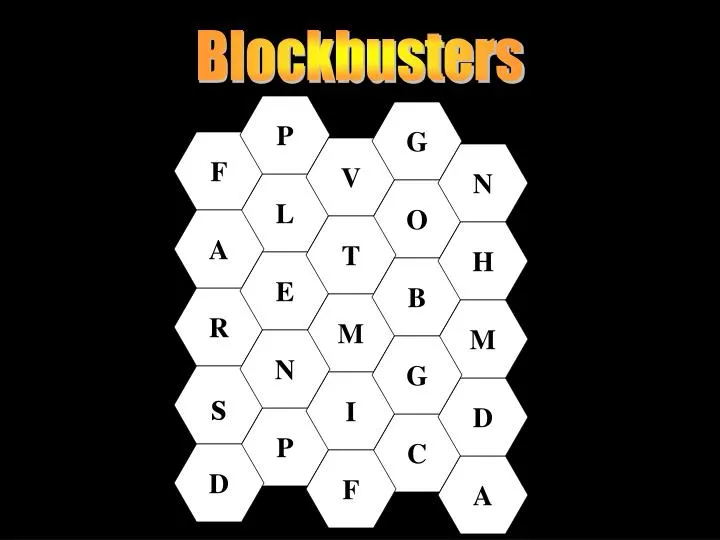 PPT - Blockbusters PowerPoint Presentation, free download - ID:943057