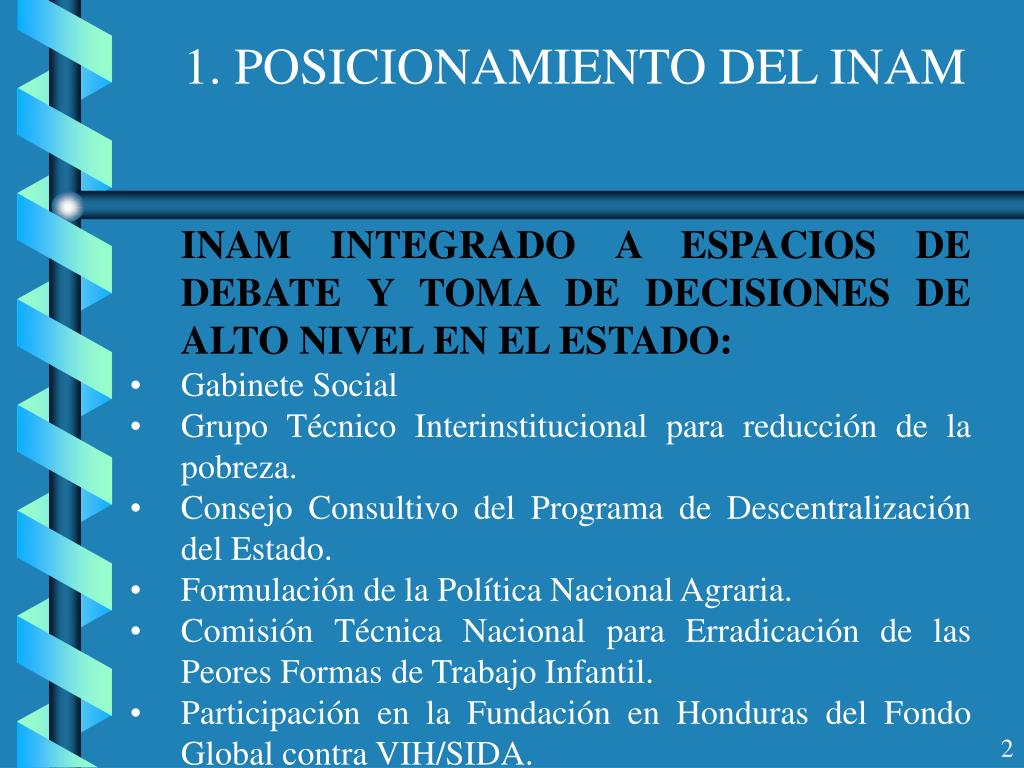 PPT - INSTITUTO NACIONAL DE LA MUJER PowerPoint Presentation, free ...