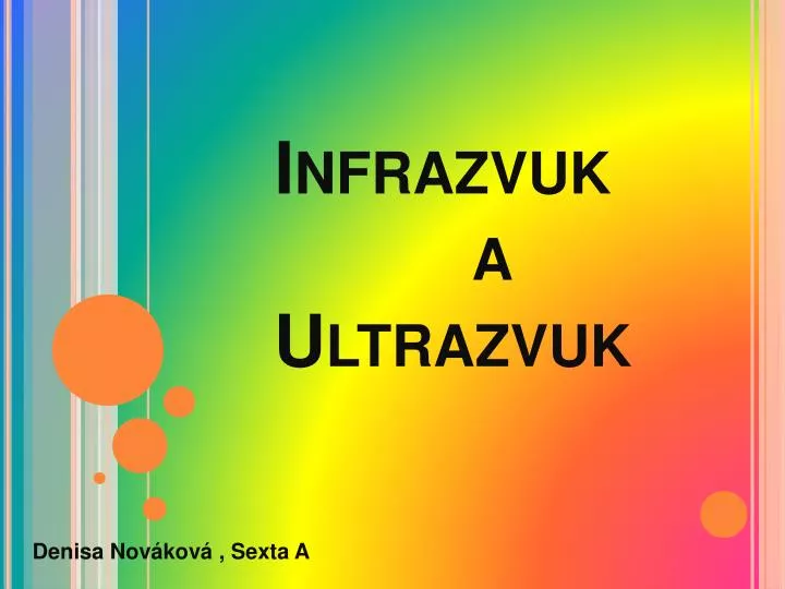 PPT - Infrazvuk a Ultrazvuk PowerPoint Presentation, free download - ID ...