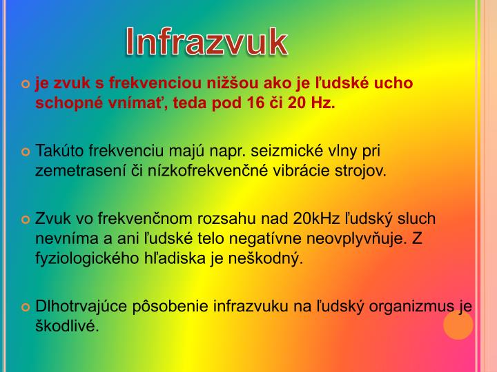 PPT - Infrazvuk a Ultrazvuk PowerPoint Presentation - ID:944727